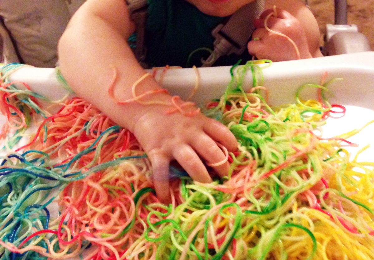 Colourful Spaghetti | Simple Toddler Recipes